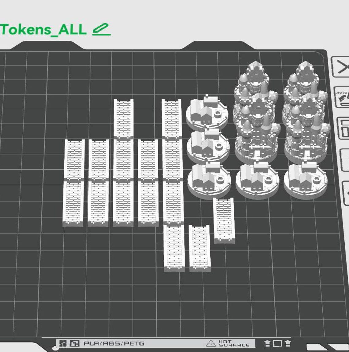 Ports/player Pieces/number Tokens/robber Files for 3D Settlers of Catan ...