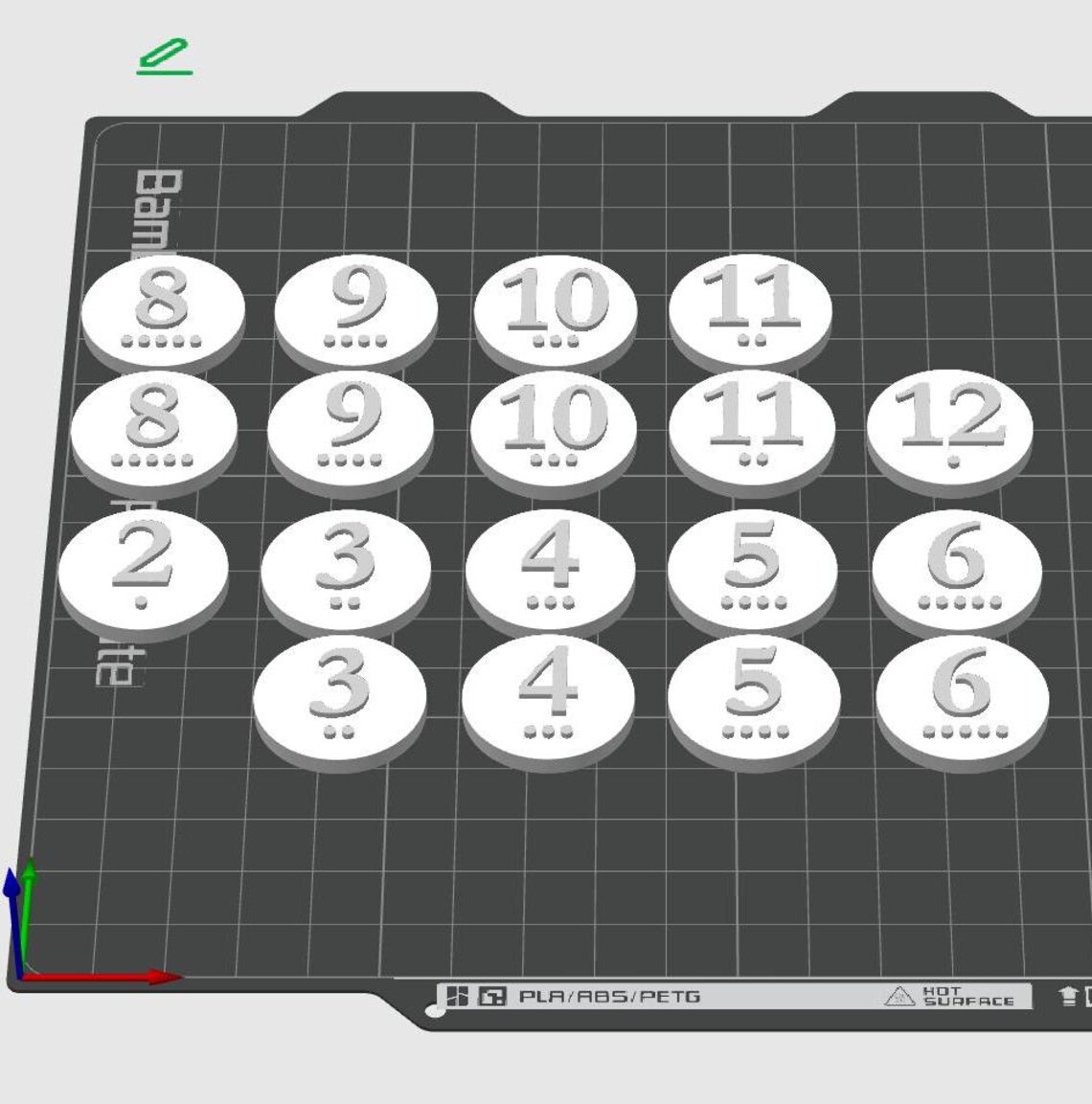 Ports/player Pieces/number Tokens/robber Files for 3D Settlers of Catan ...