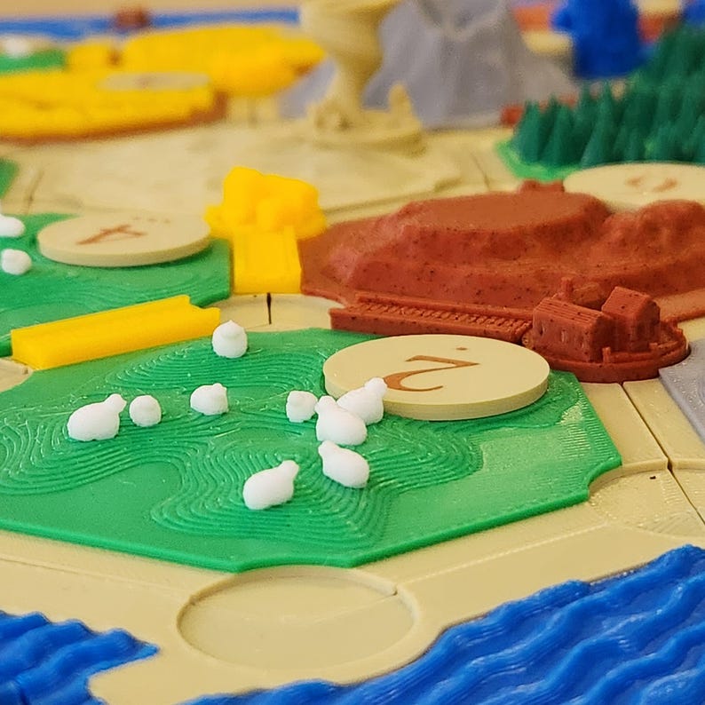 Tile Files for 3D Settlers of Catan Set - Etsy