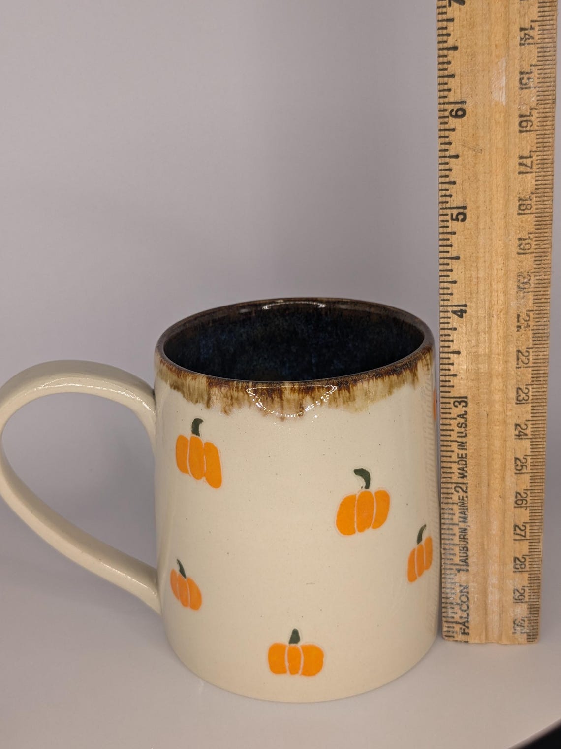 Handmade Halloween Pumpkin Patch Mug - Etsy
