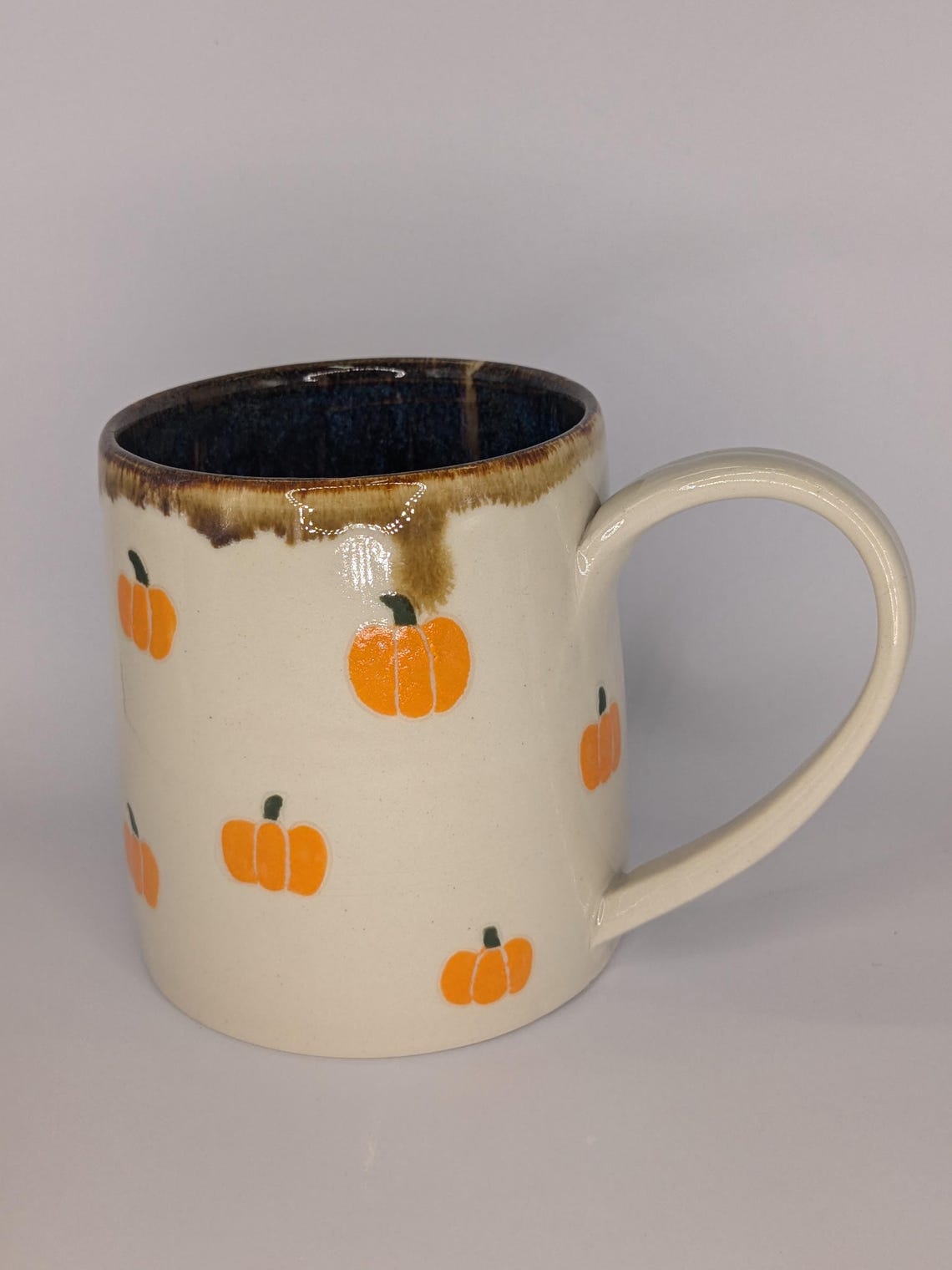Handmade Halloween Pumpkin Patch Mug - Etsy