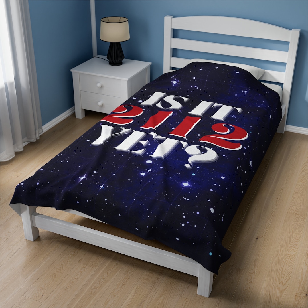 Rush Fans - is It 2112 Yet? - Velveteen Plush Blanket - Etsy