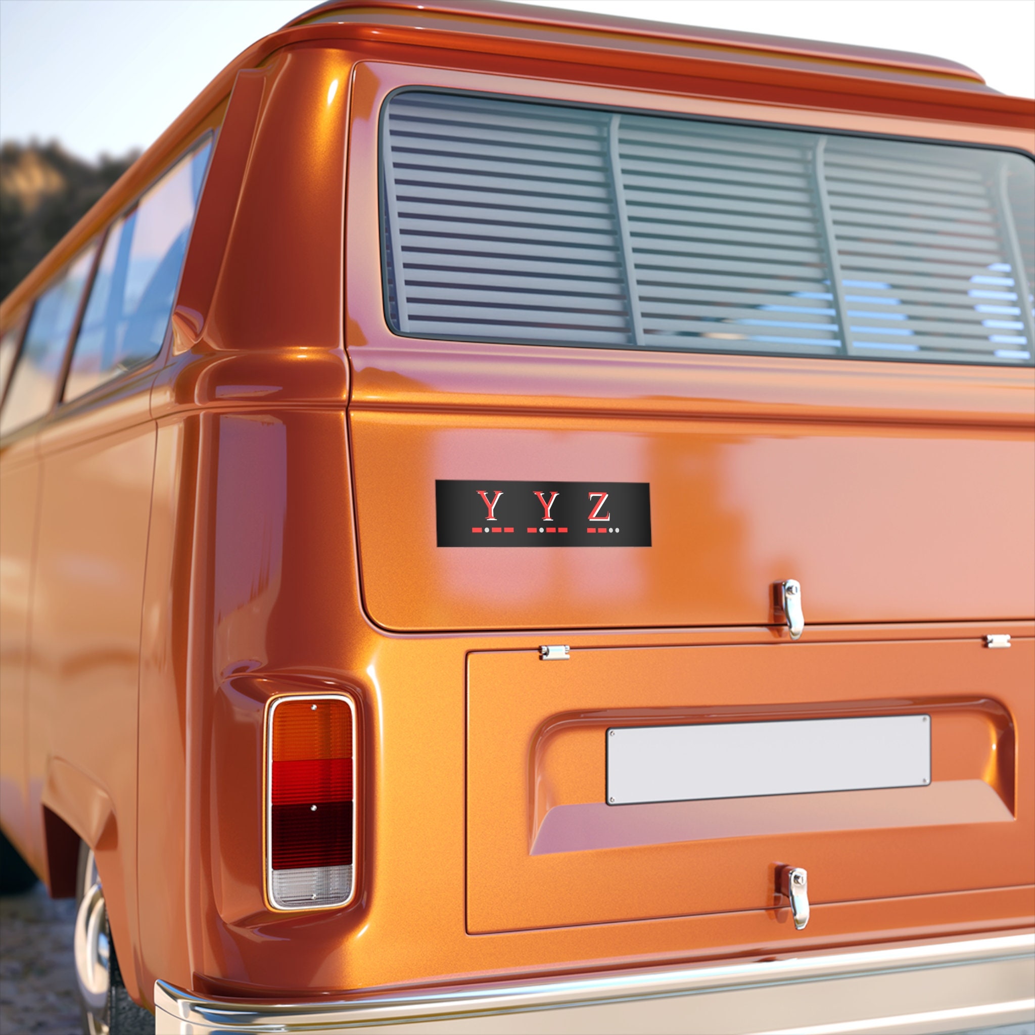 Rush - YYZ Morse Code Black and Red Sticker - Etsy