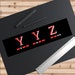 Rush - YYZ Morse Code Black and Red Sticker - Etsy