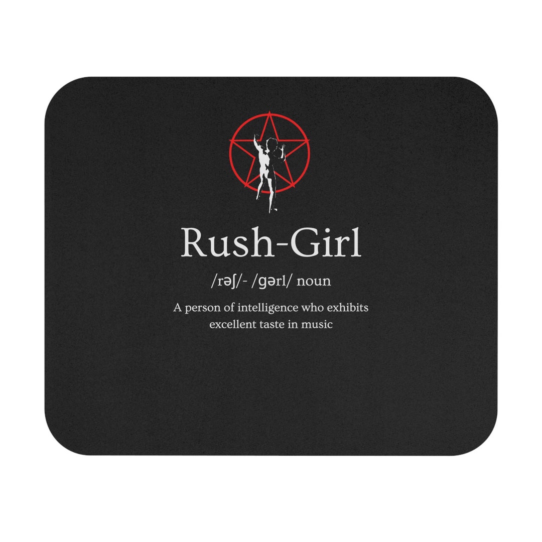 Definition of a Rush Girl Mouse Pad - Etsy