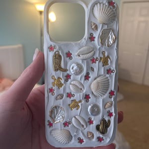 3D Seashell Phone Case: Coastal Summer Charms and Shells - Etsy
