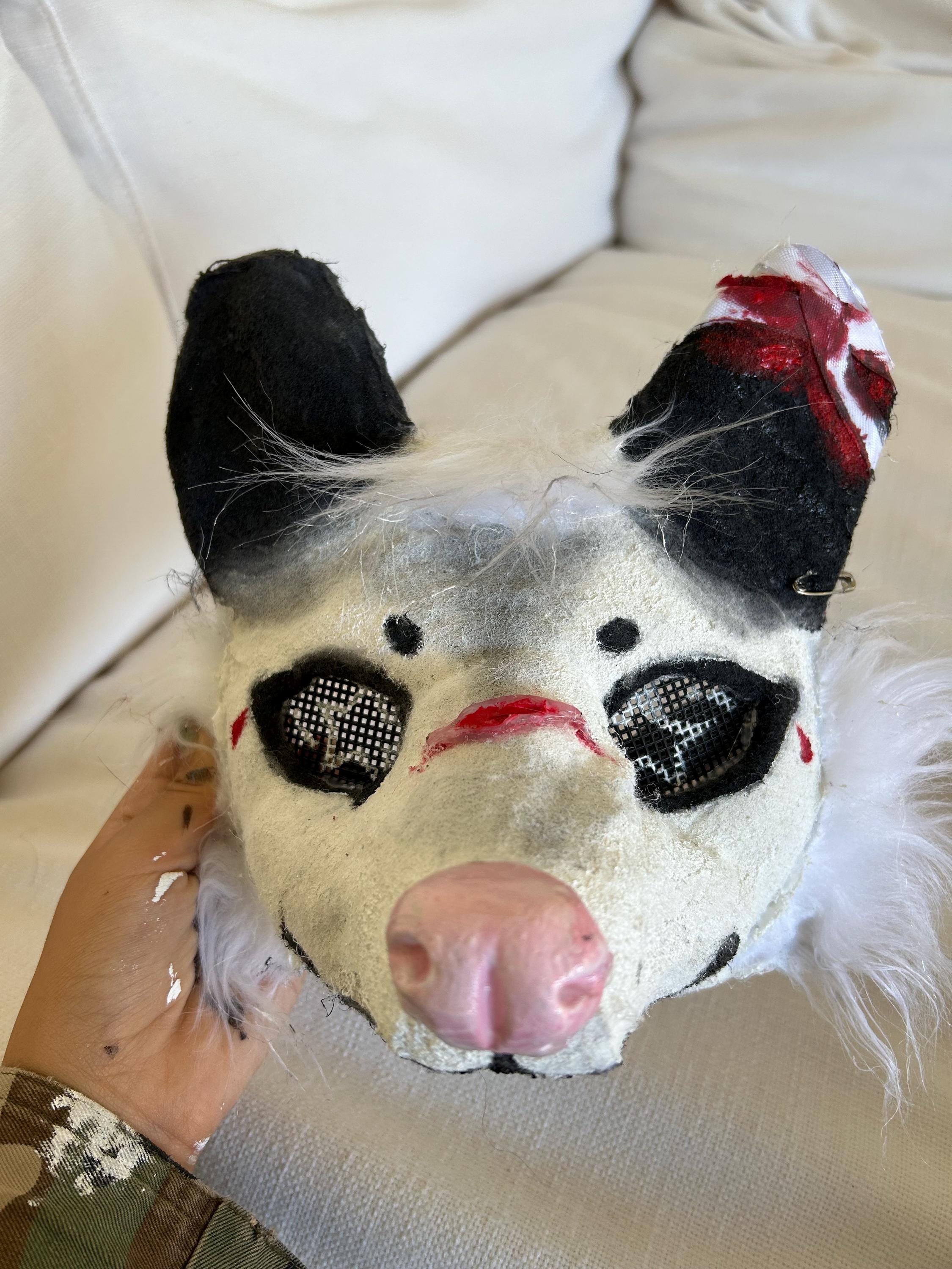 Handmade Opossum Animal /therian /fursona/fursuit Mask Grade A, Punk ...