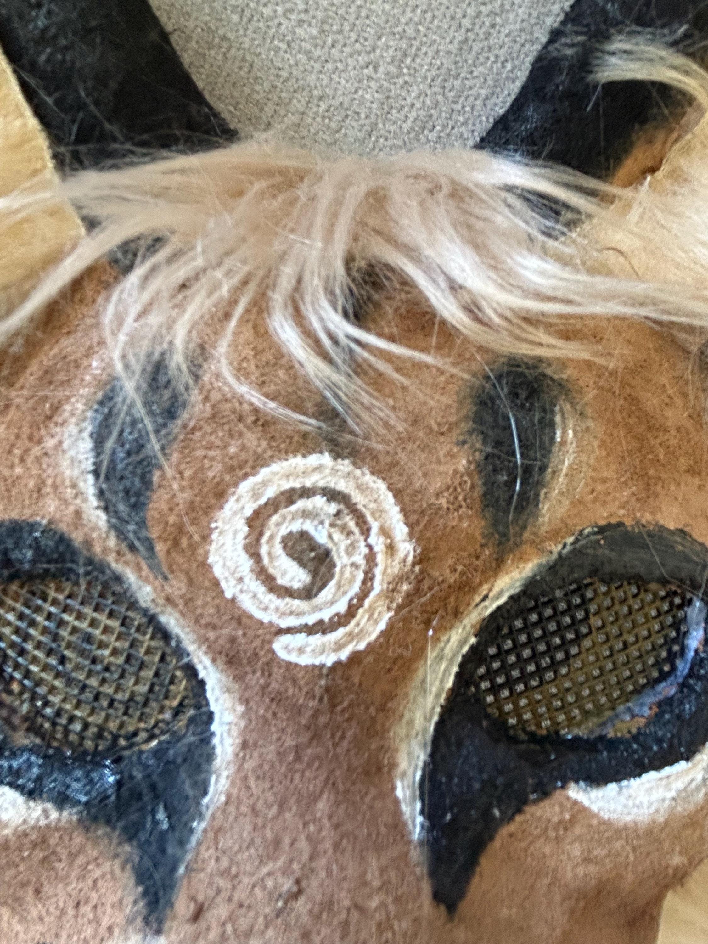 Caracal Therian/animal/cosplay Mask Handmade Animal Mask With Swirl ...