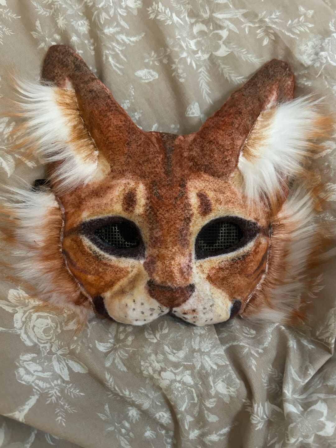 Firestar Warrior Cats Inspired Mask - Ginger Tabby Therian Mask / High ...