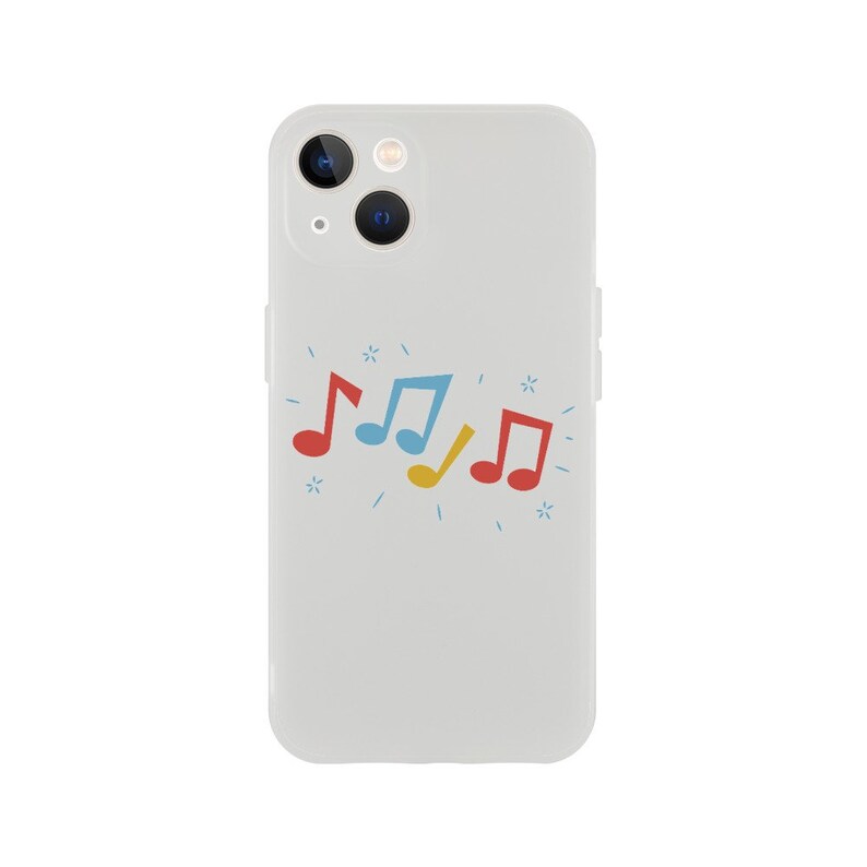 Flexi Case - Colourful Music Notes, iPhone Case for iPhone 8/11/12/13 ...