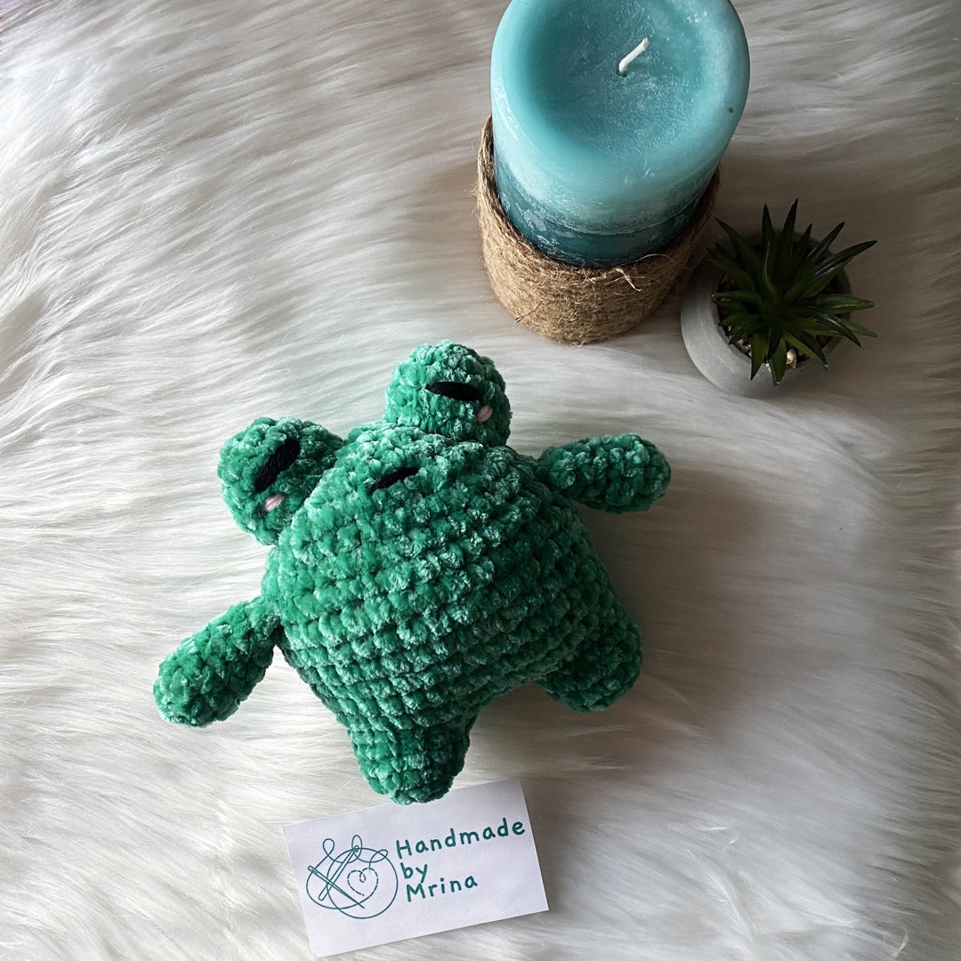 Chunky Frog, Plush Froggy, Amigurumi Toy, Crochet Frog, Cute Soft Gift ...