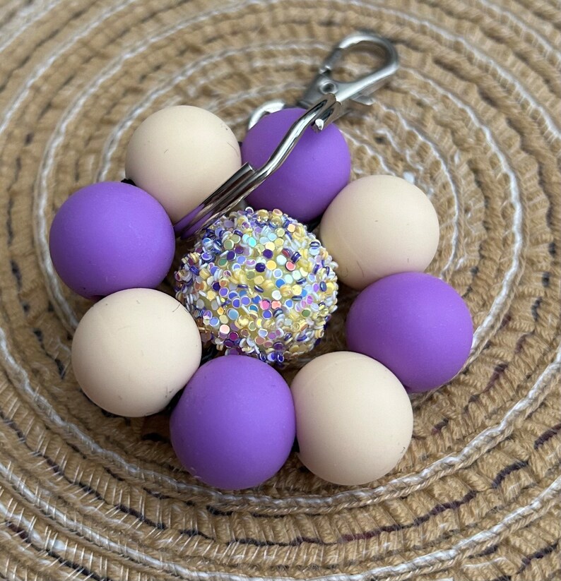 Silicone Flower Key Chains - Etsy