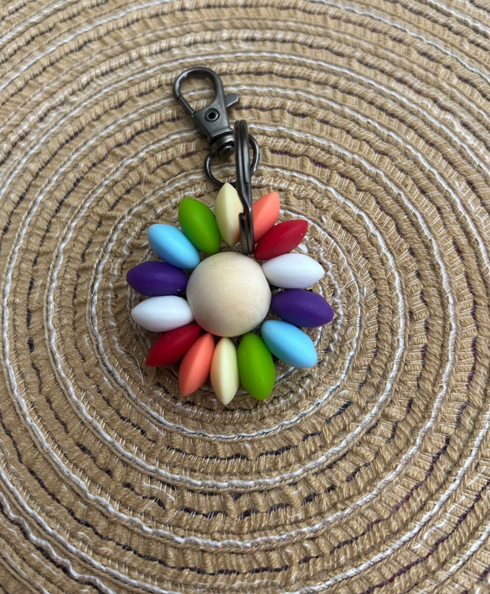 Silicone Flower Key Chains - Etsy