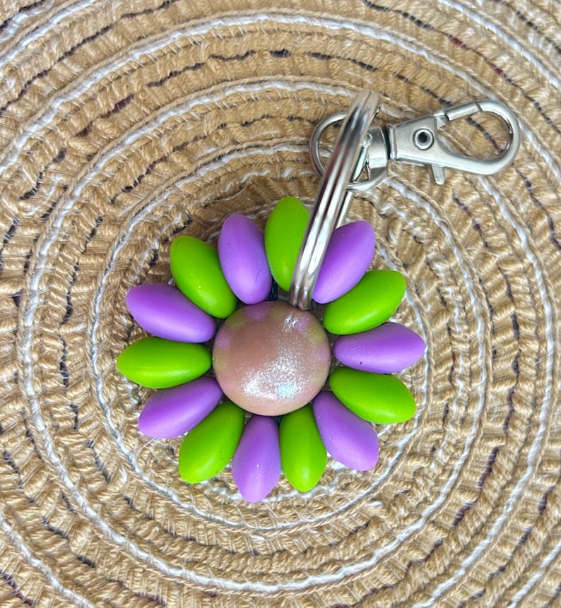 Silicone Flower Key Chains - Etsy