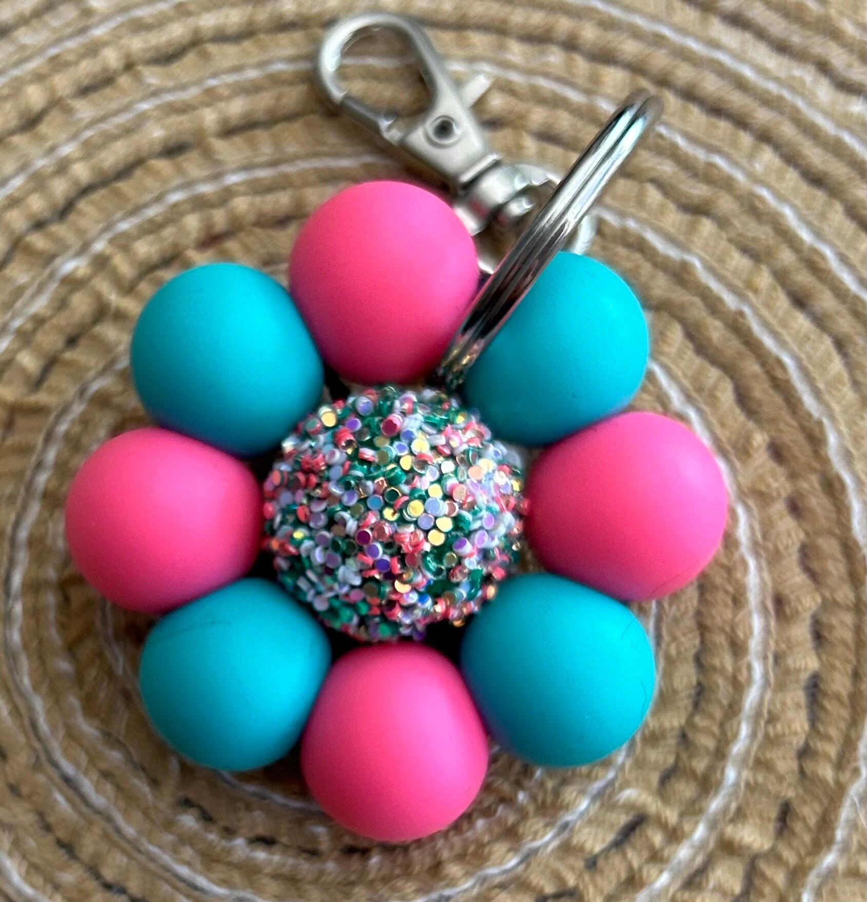 Silicone Flower Key Chains - Etsy