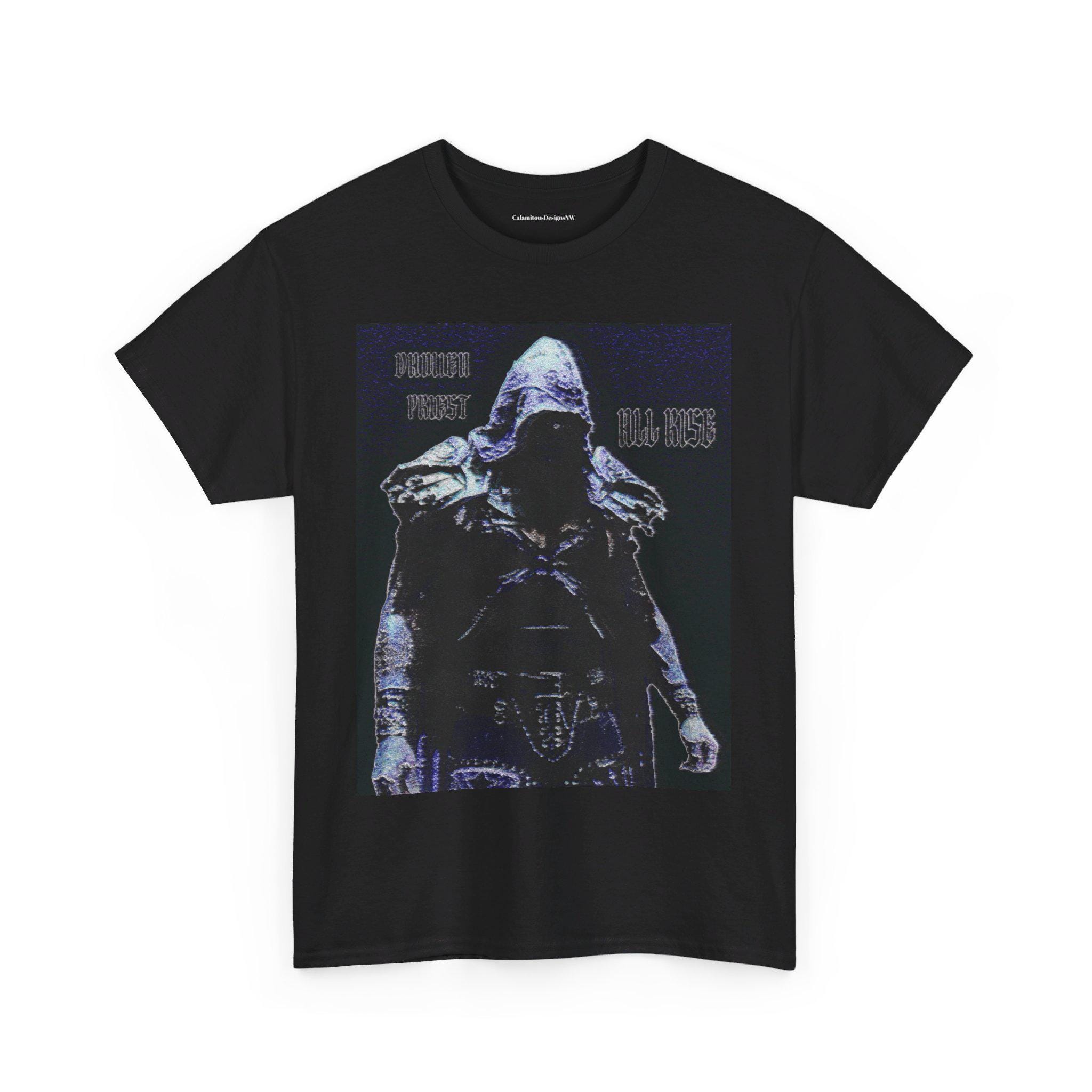 Damien Priest, WWE Unofficial Merch, ALL RISE, Unisex Heavy Cotton Tee ...