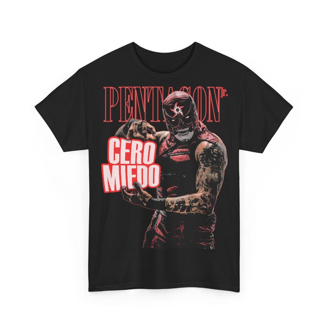Pentagon Jr. Cero Miedo Tee, Vintage Wrestling T-shirt, Gift for Fans ...