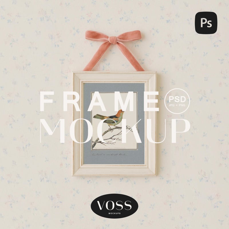 Coquette Frame Mock Up - Etsy