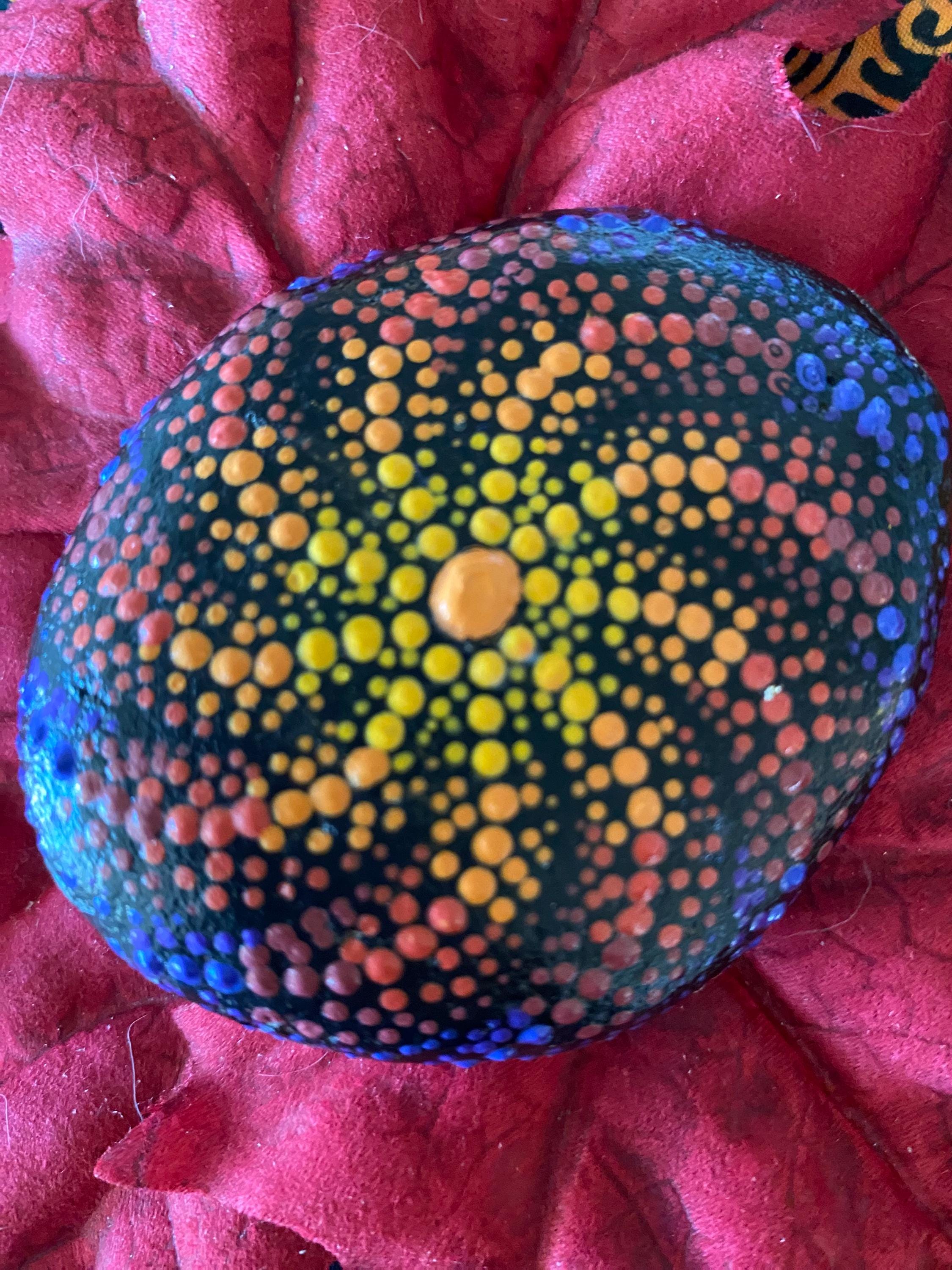 Meditation Stone, Zen Rock, Painted Rock, Dot Painting, Mandala Rock ...