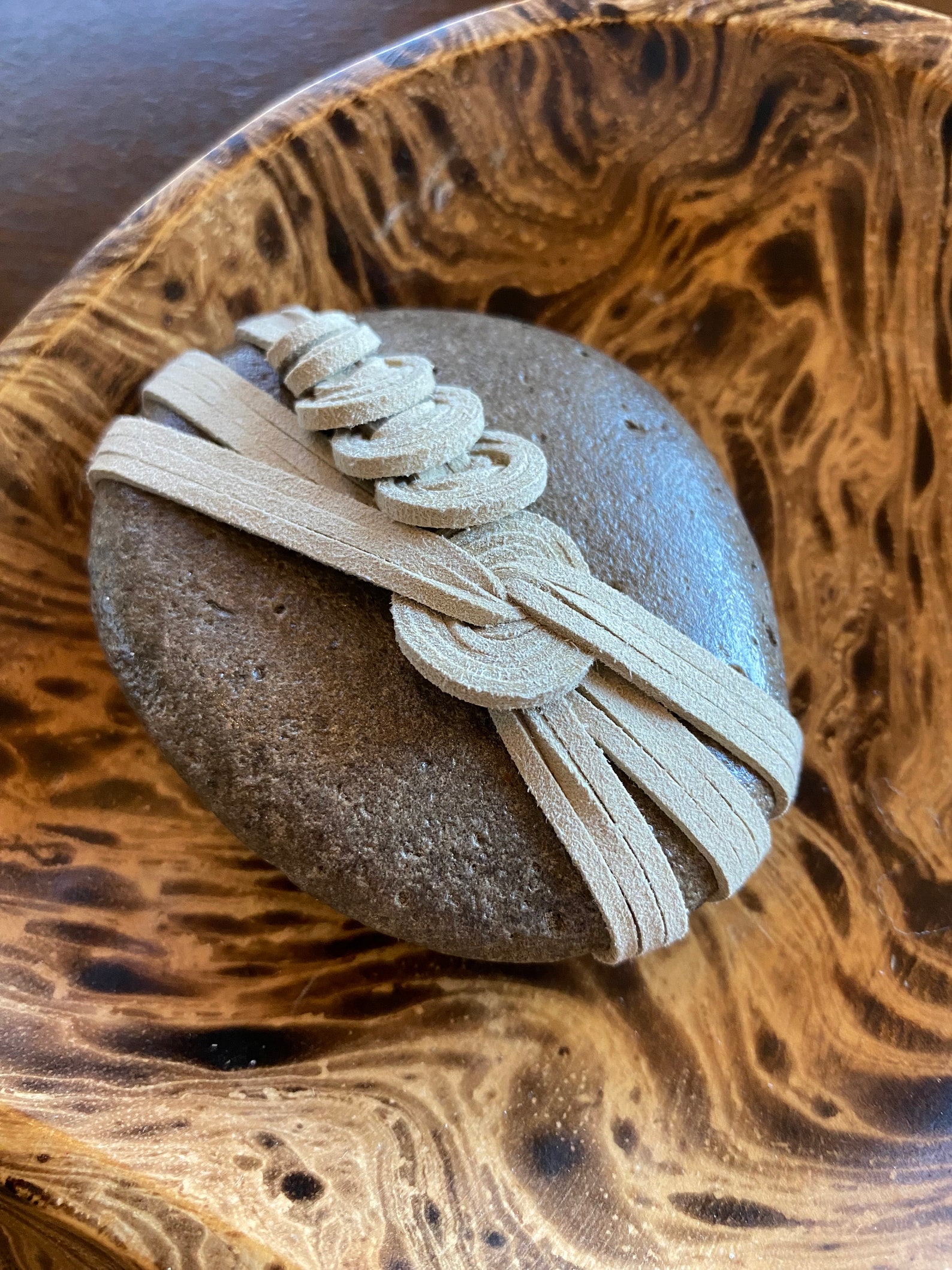 Zen Stones, Wrapped Rocks, Nature Art, Home & Office Decor - Etsy