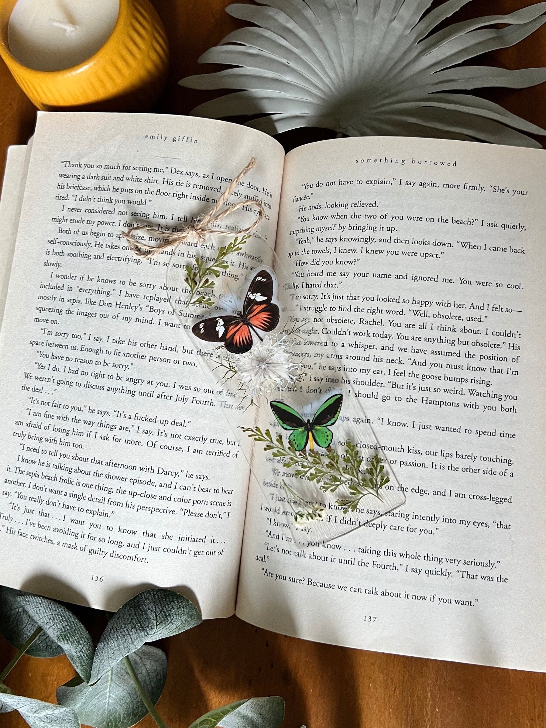 Pressed Flower Bookmarks, Custom Gift, Custom Bookmark, Bookmarksbylani ...