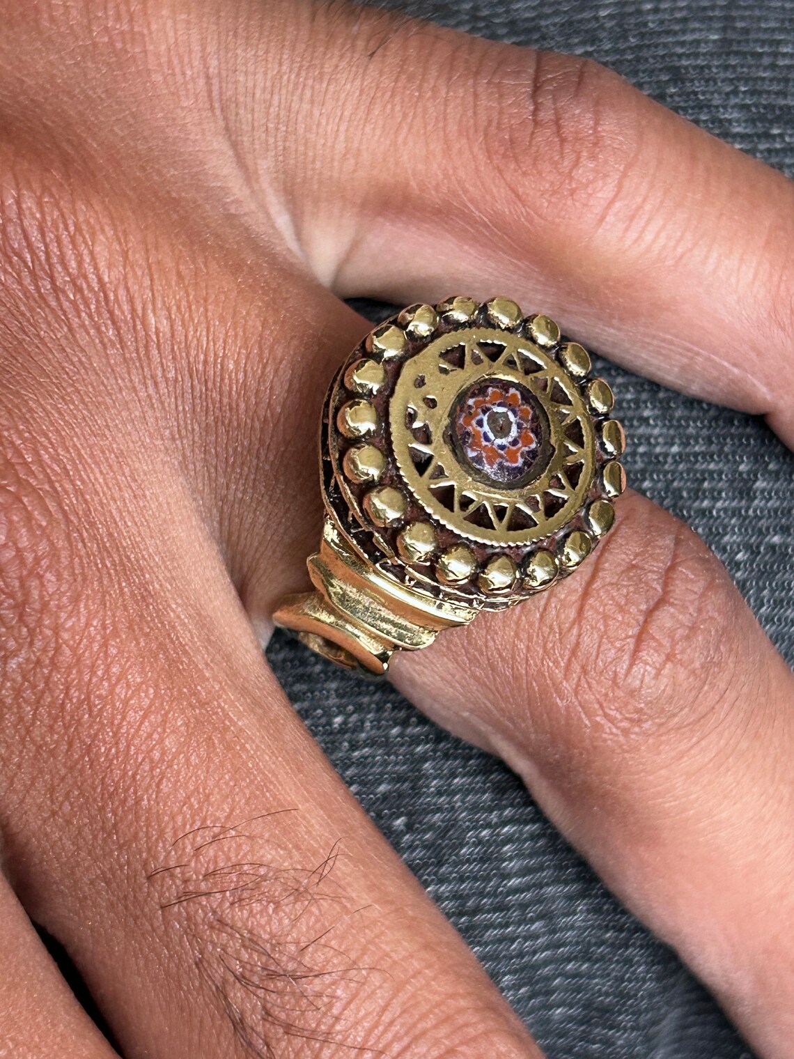 Tuareg Ring Brass, Tuareg Jewelry, Tuareg Ring, Tuareg Ring for Unisex ...