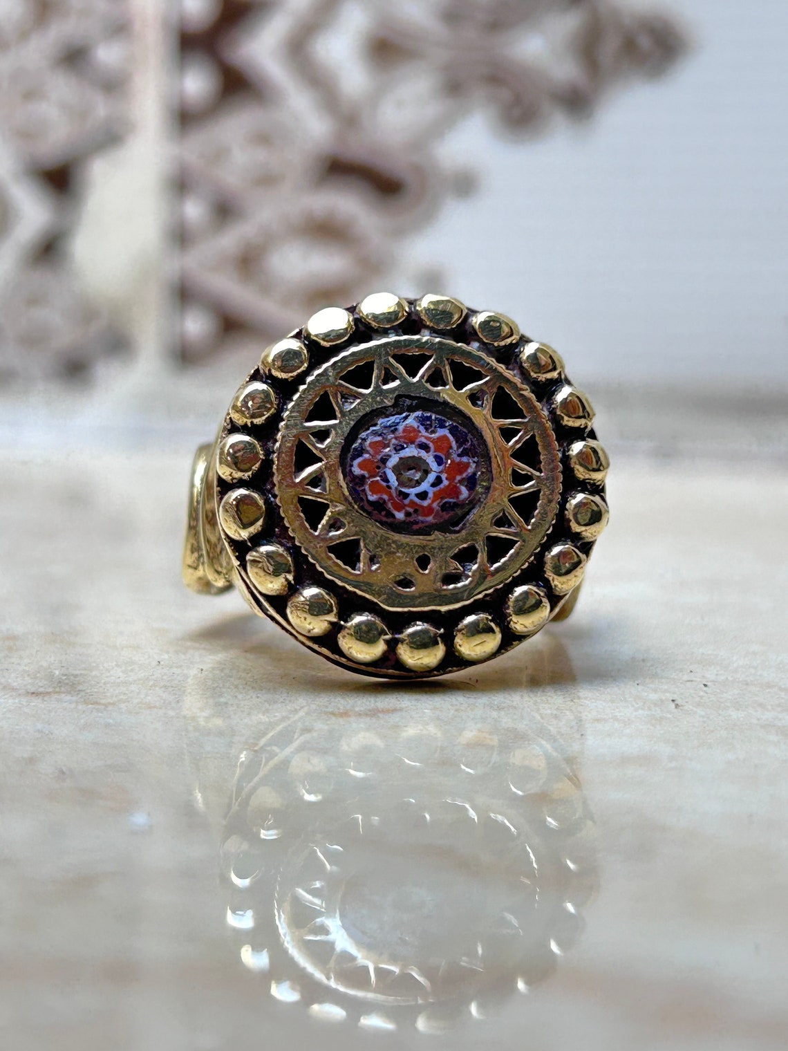 Tuareg Ring Brass, Tuareg Jewelry, Tuareg Ring, Tuareg Ring for Unisex ...