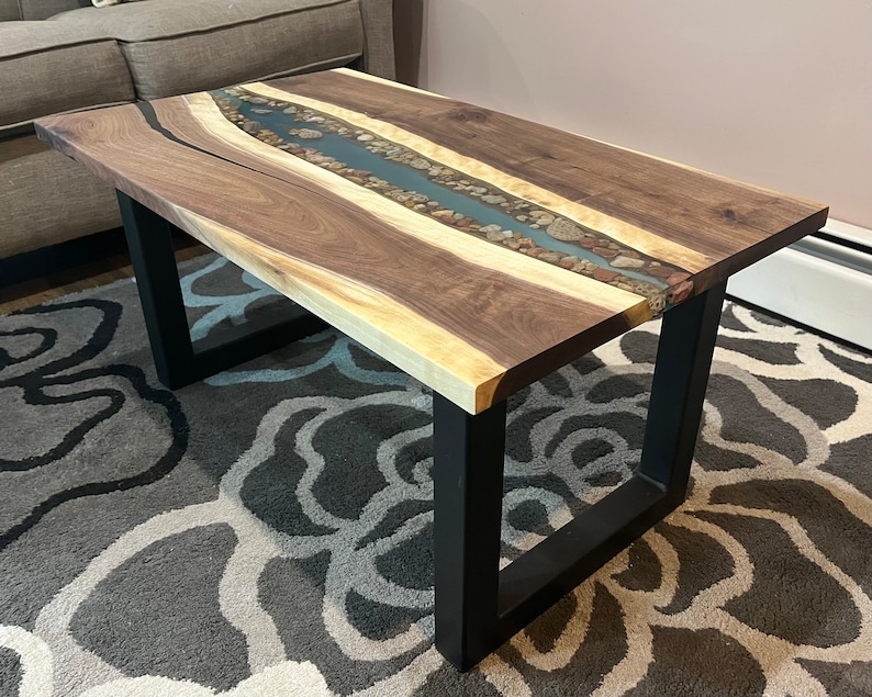 Walnut Petoskey River Table - Etsy
