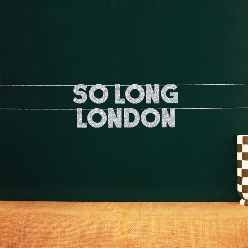 So Long London TTPD Theme Party Decor 20 Color Options - Etsy UK