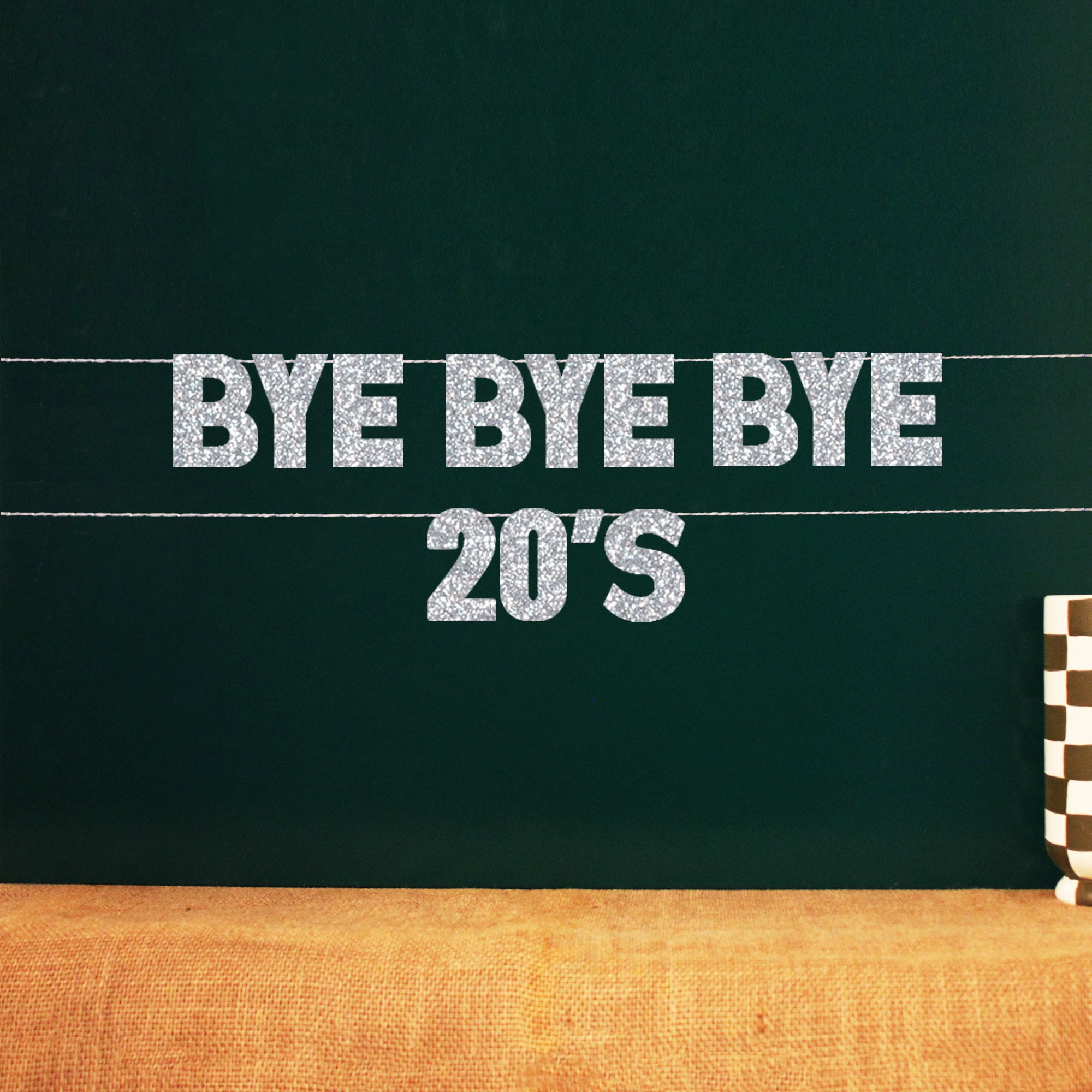 Bye Bye Bye 20's 30th Birthday Party 20 Color Options - Etsy