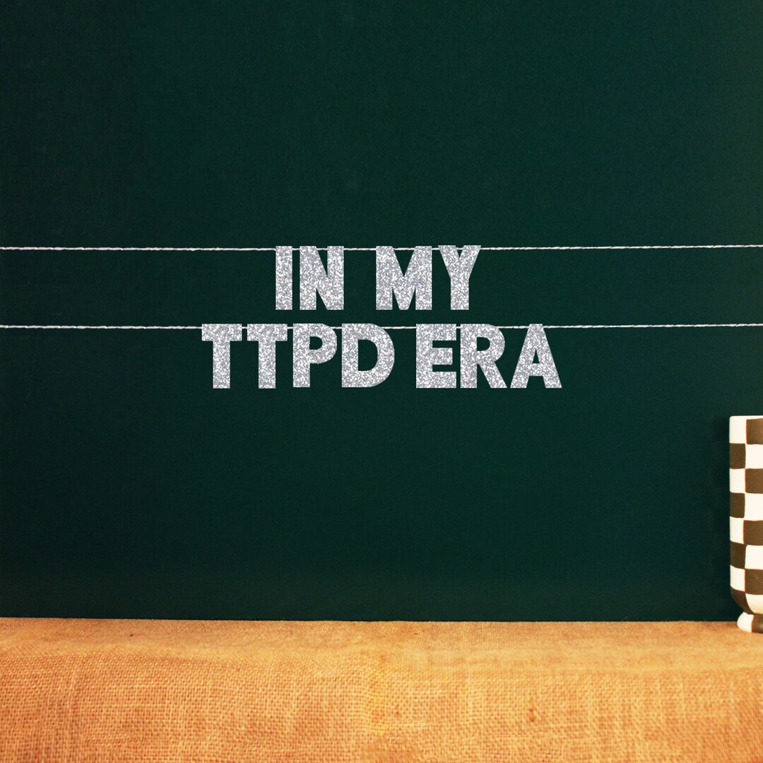 In My TTPD Era TTPD Theme Party Decor 20 Color Options - Etsy