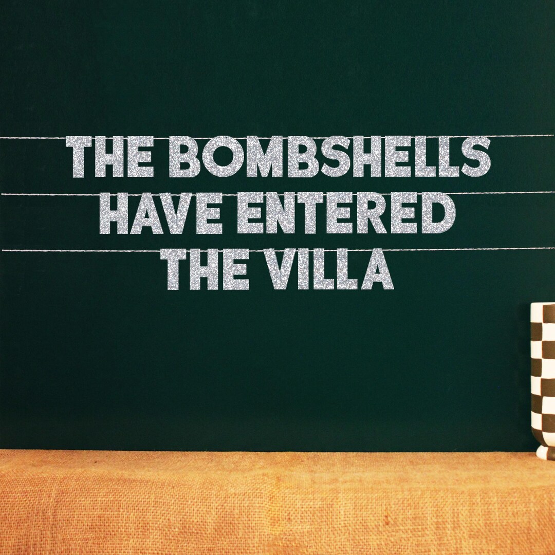 The Bombshells Have Entered the Villa | 20 Color Options - Etsy