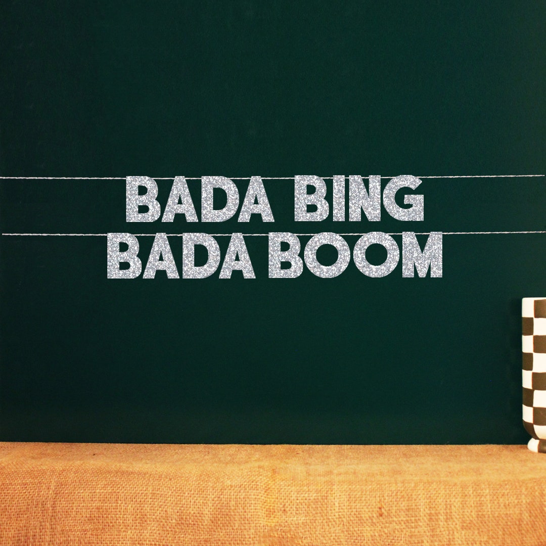 Bada Bing Bada Boom 20 Color Options - Etsy
