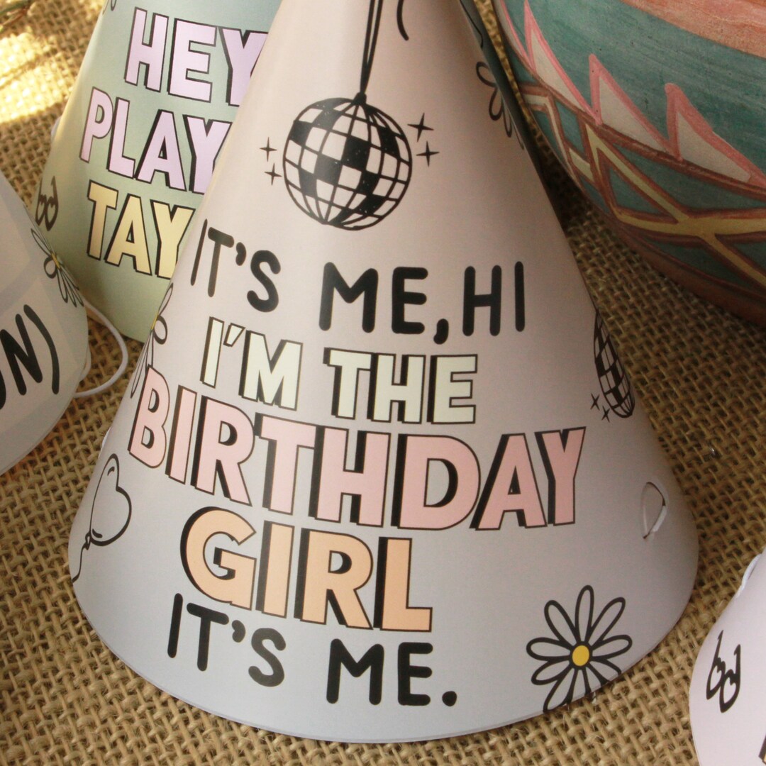 Birth-tay Par-tay Party Hats | 5 Pack or 10 Pack - Etsy