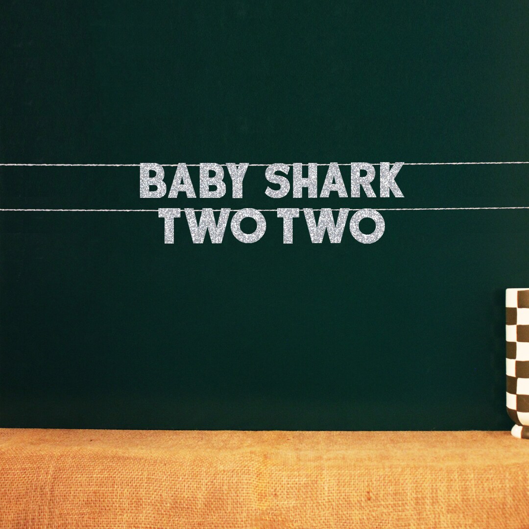 Baby Shark Two Two 20 Color Options - Etsy