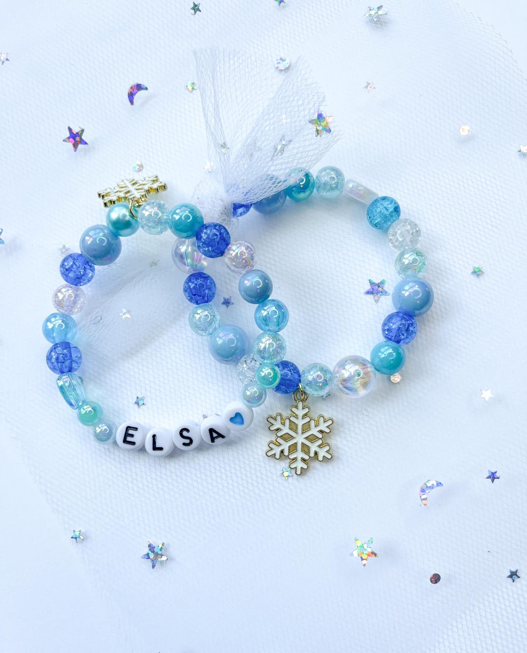 Frozen Bracelet, Girls Beaded Bracelet, Girls Frozen Bracelet, Toddler ...