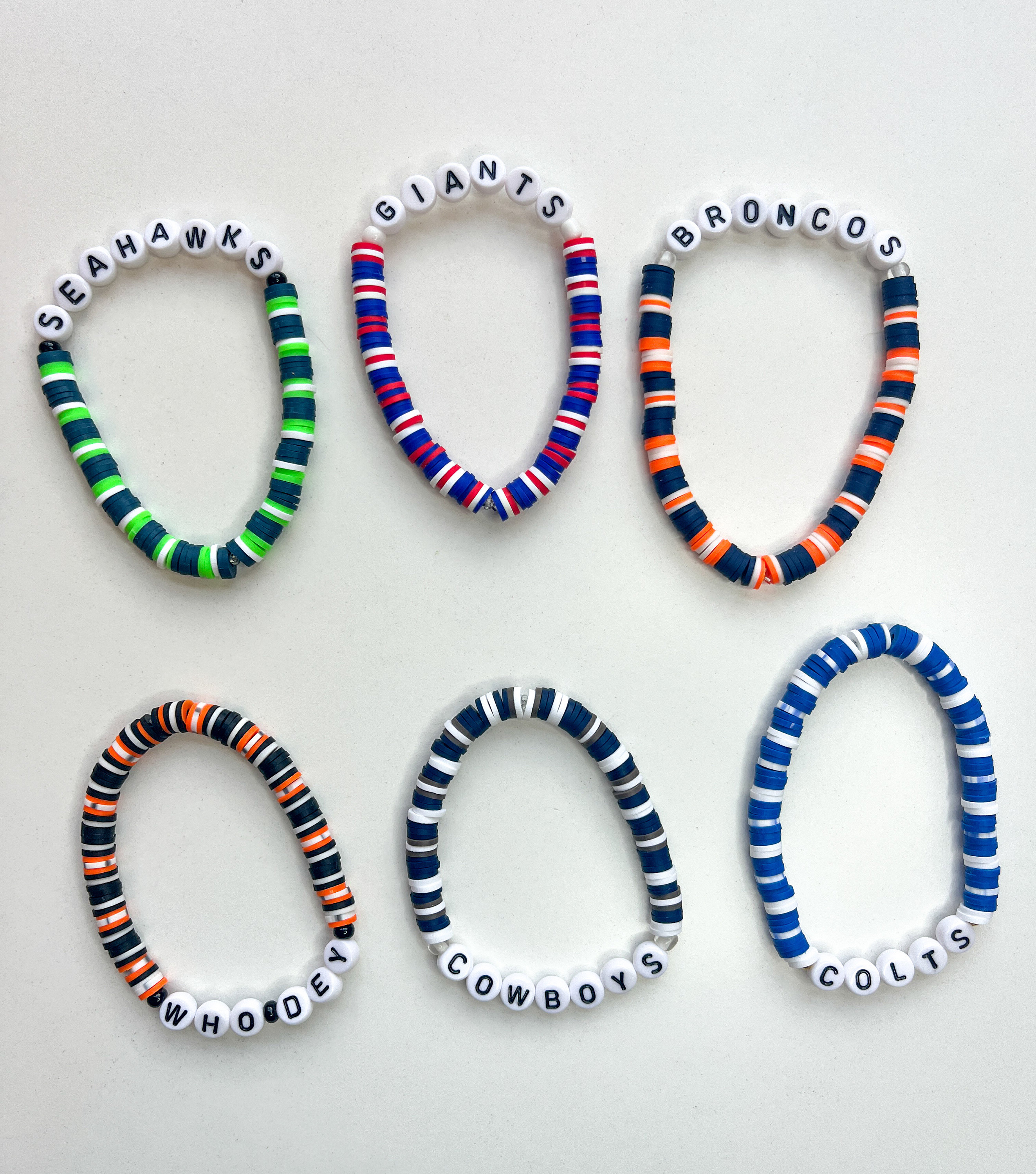 NFL Team Bracelets | Sports Bracelets | Football Team Bracelets ...