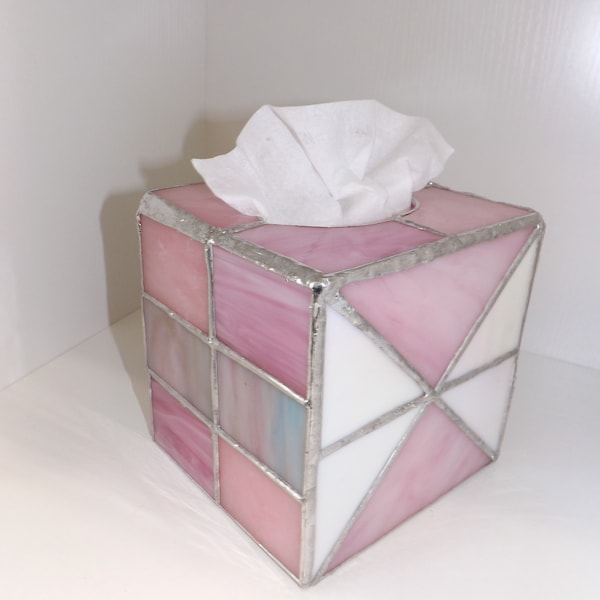 Stained Glass Tissue Box - Etsy