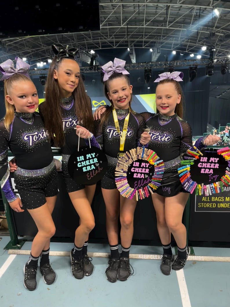 Cheer Bow and Peg Board Holder - Etsy