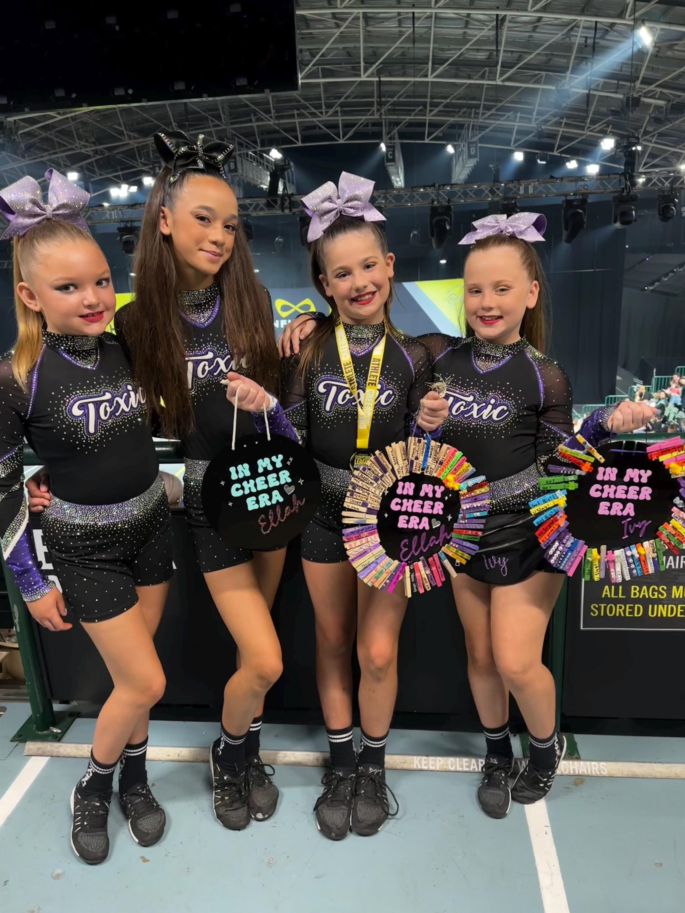 Cheer Bow and Peg Board Holder - Etsy