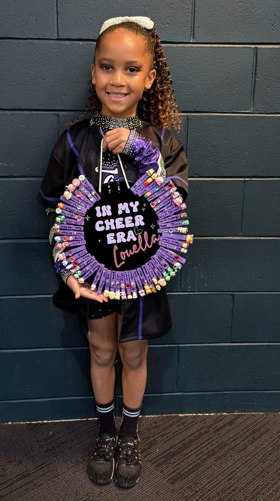 Cheer Bow and Peg Board Holder - Etsy