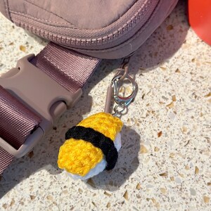 Sushi Keychain Bundle Cute 3 Piece Set Food Keychain Backpack Keychain ...