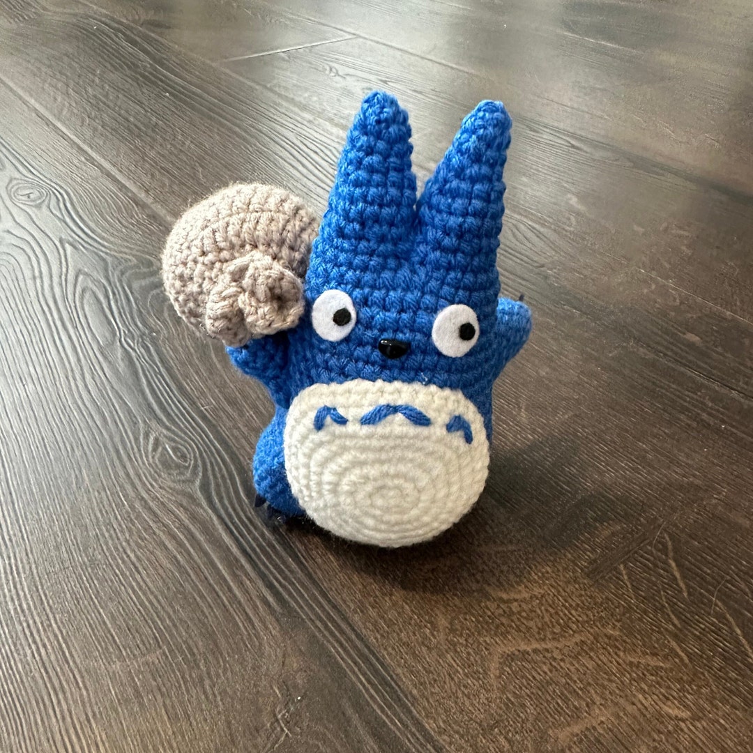 Crochet Blue Chu Totoro Amigurumi Plush Gift - Etsy