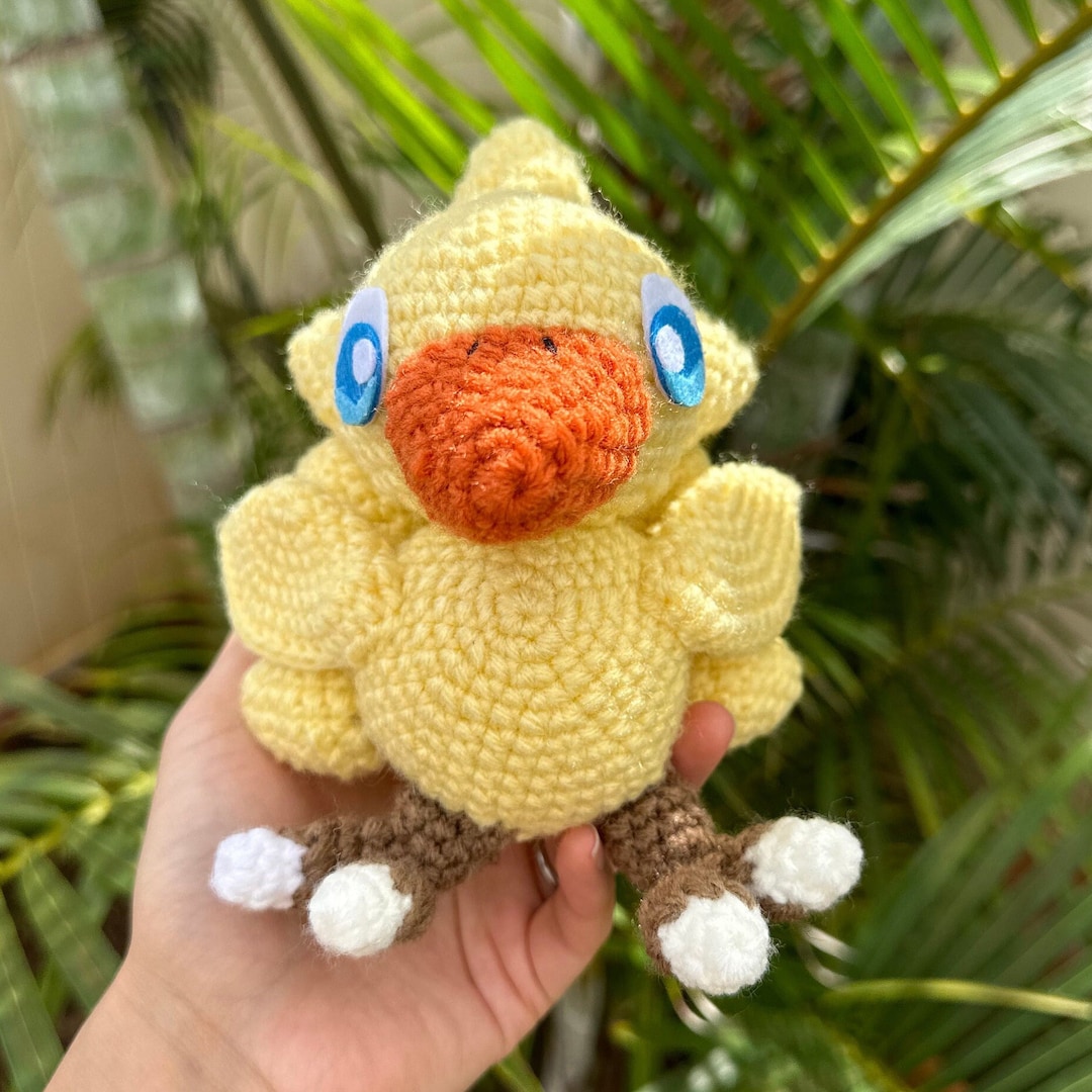 Final Fantasy Chocobo Handmade Crochet Plush - Final Fantasy Plush - Etsy