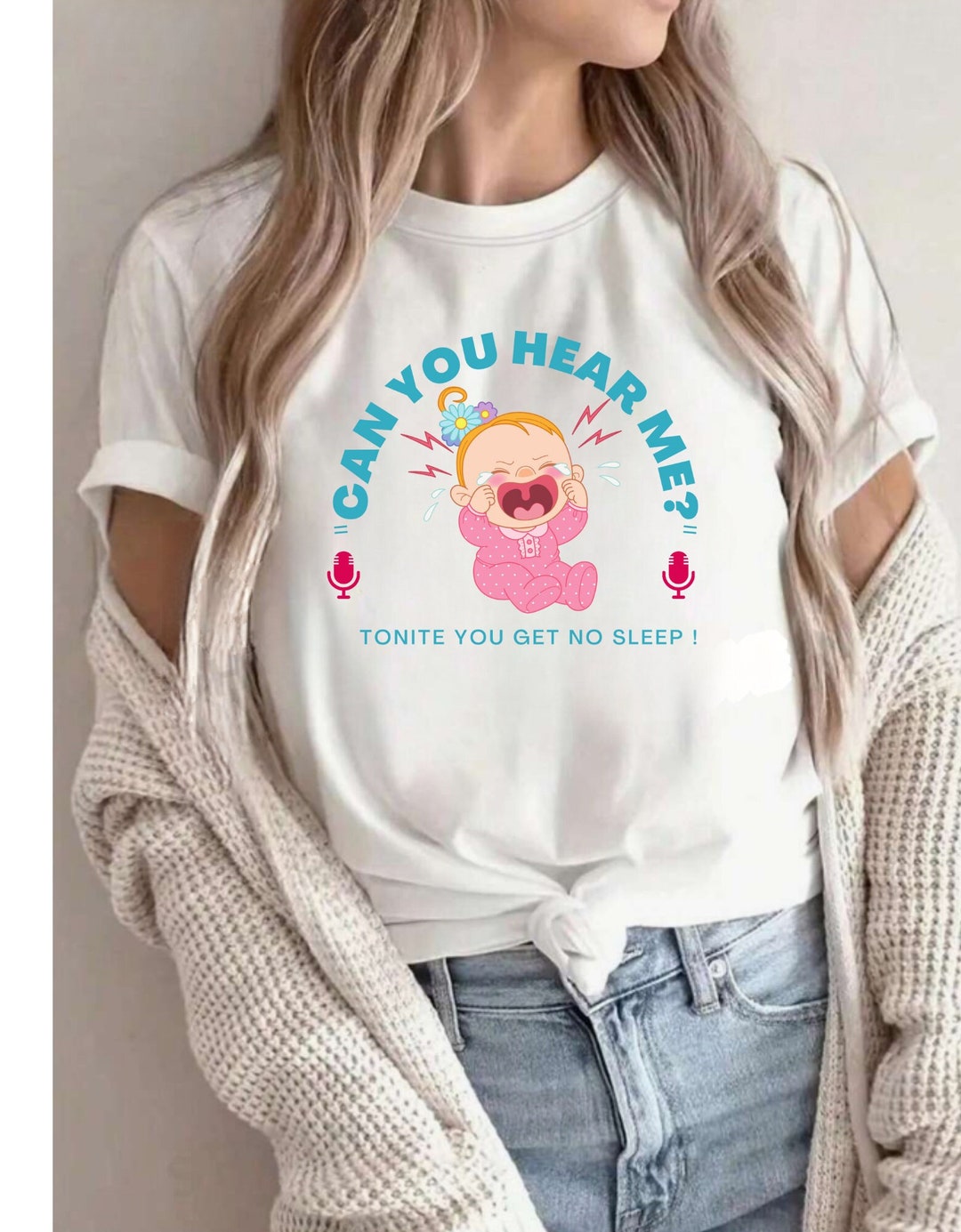 Chic & Cheeky :cry Baby Designs Unisex Tees for New Moms and More ...