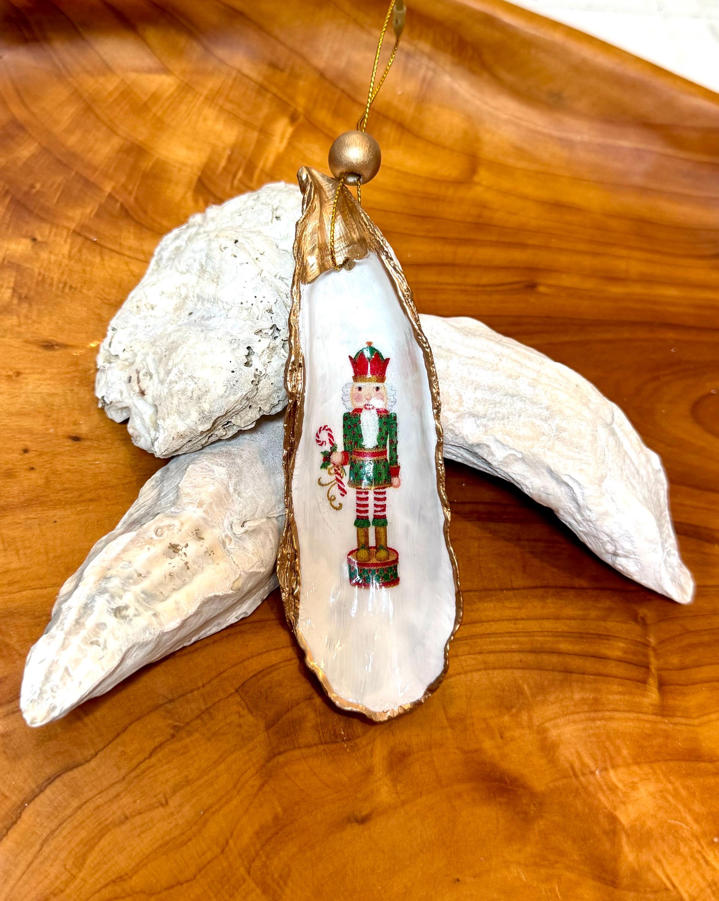 Nutcracker Oyster Shell Ornaments - Etsy