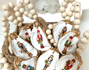 Set of 4 Nutcracker Napkin Rings, Nutcracker Christmas Ornaments ...