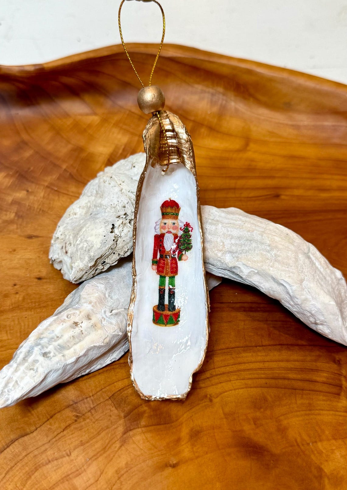 Nutcracker Oyster Shell Ornaments - Etsy