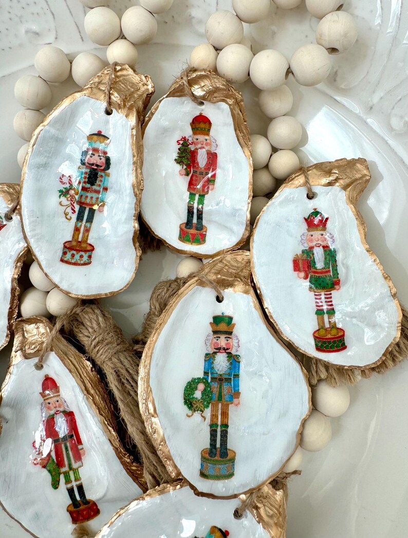 Nutcracker Oyster Shell Napkin Rings - Etsy