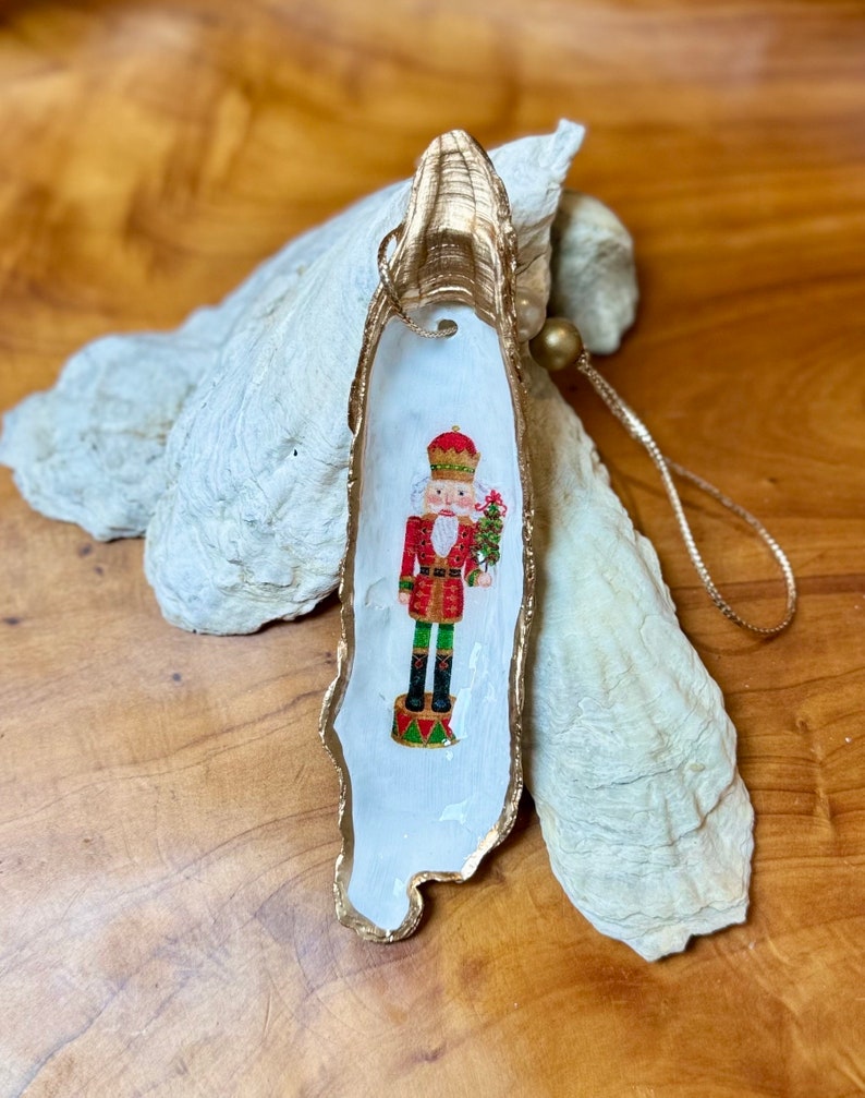 Nutcracker Oyster Shell Ornaments - Etsy